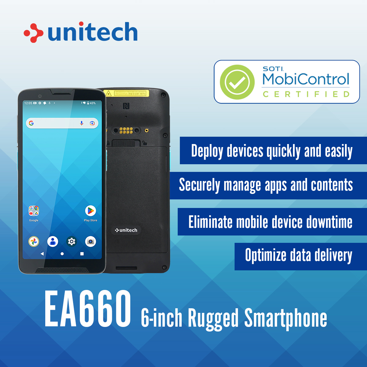 Unitech's EA660 Has Successfully Achieved SOTI Certification!-Newsroom | Unitech Global | Your ...