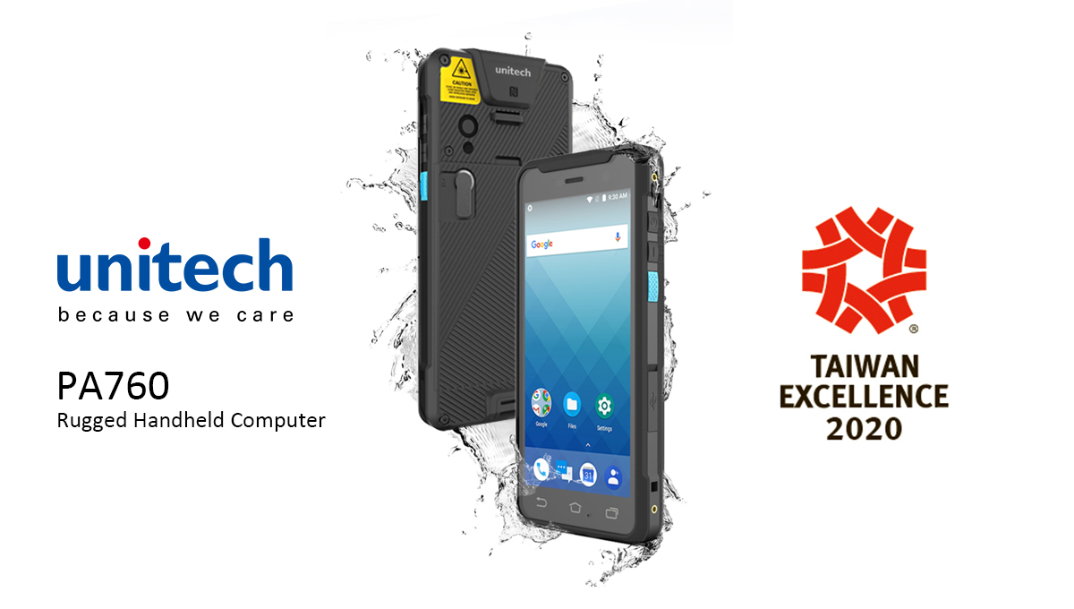 Newsroom｜unitech PA760 Rugged PDA- Honored with Taiwan Excellence 2020 Award!-Newsroom | Unitech ...