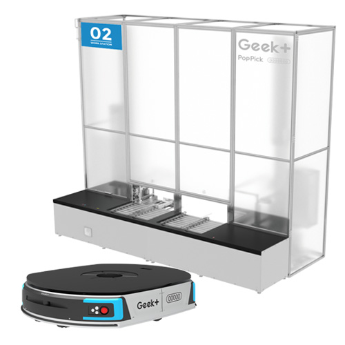 Geek+ PopPick 新一代貨架到人揀選方案 │ Unitech