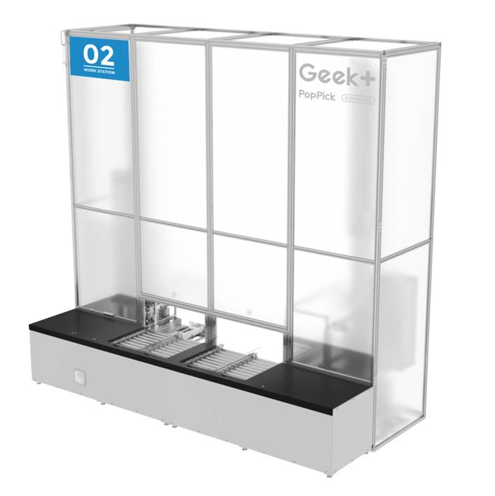 Geek+ PopPick 新一代貨架到人揀選方案 │ Unitech