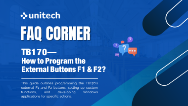 TB170-How to Program the External Buttons F1 & F2?-Newsroom | Unitech ...