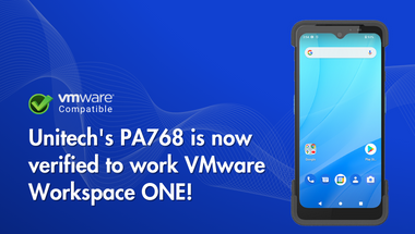 Unitech's PA768 is now verified to work with VMware Workspace ONE ...